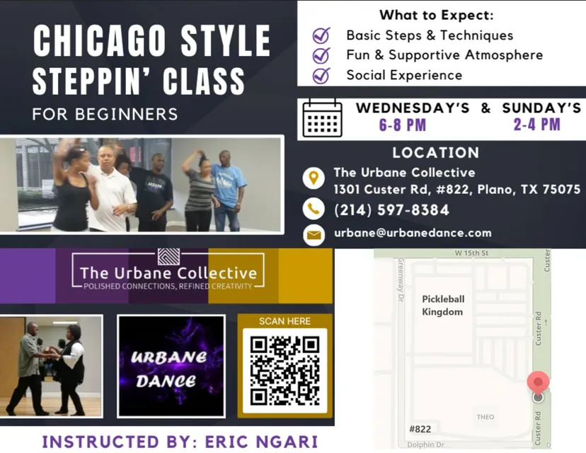 Chicago Style Steppin' Class - Wednesday Class - The Urbane Collective ...